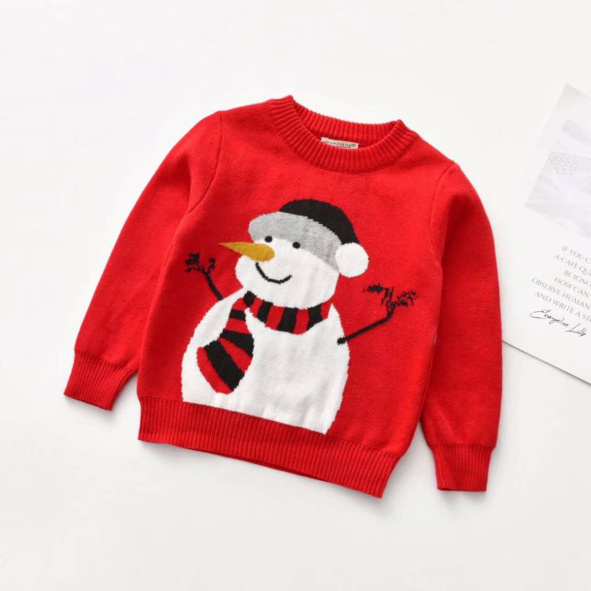 Toddler Baby Christmas Sweaters Cute Snowman Reind... – Grandado