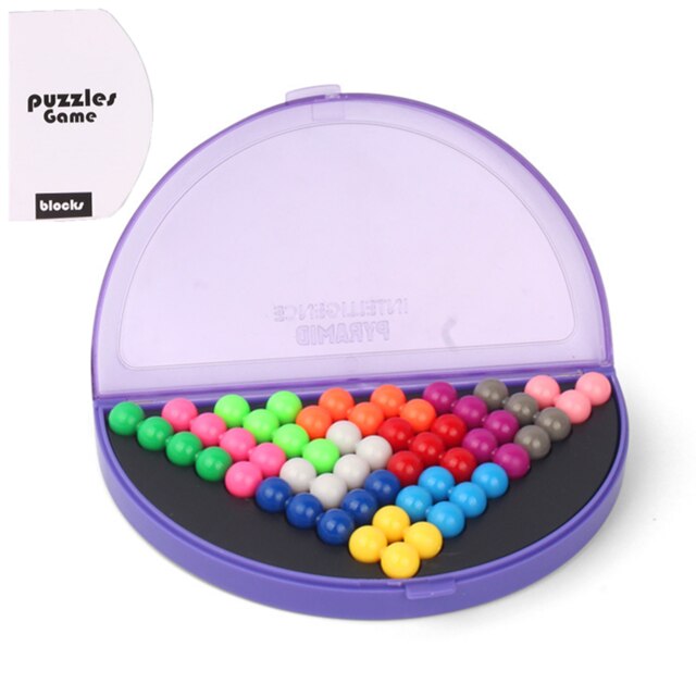 Logical Mind Game Wisdom Pyramid Plate 178 Challen... – Grandado