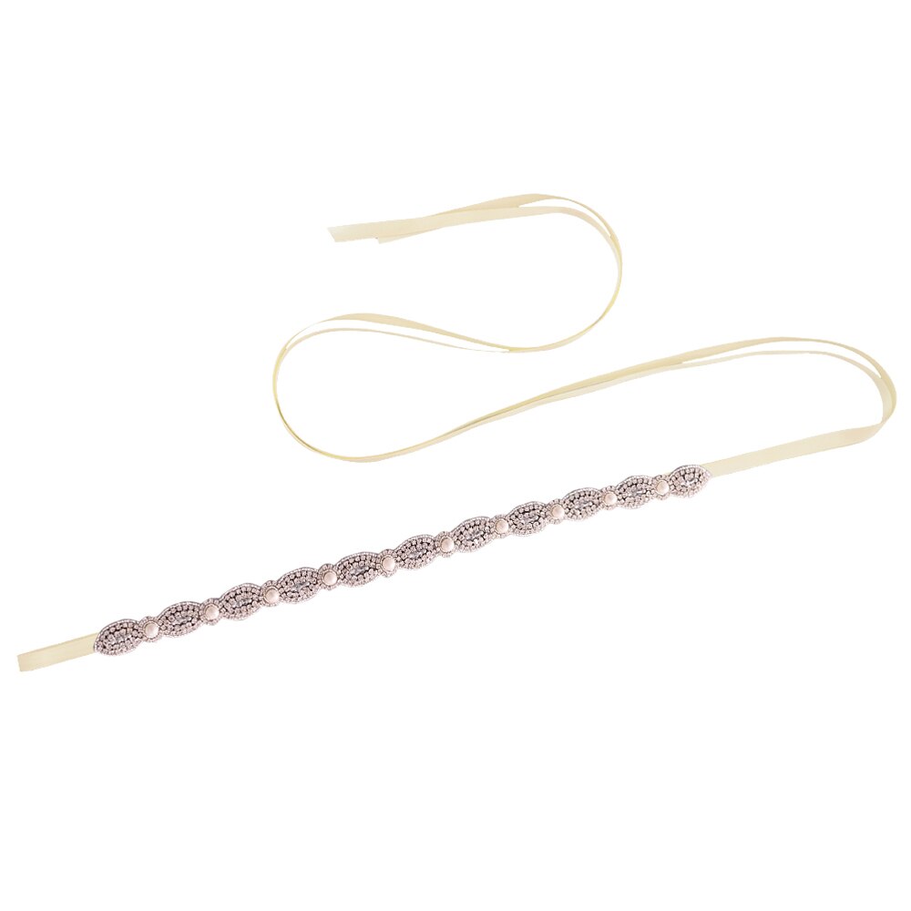 OLOMLB Bridal Belt Silver Diamond Wedding Belt Rhi... – Vicedeal