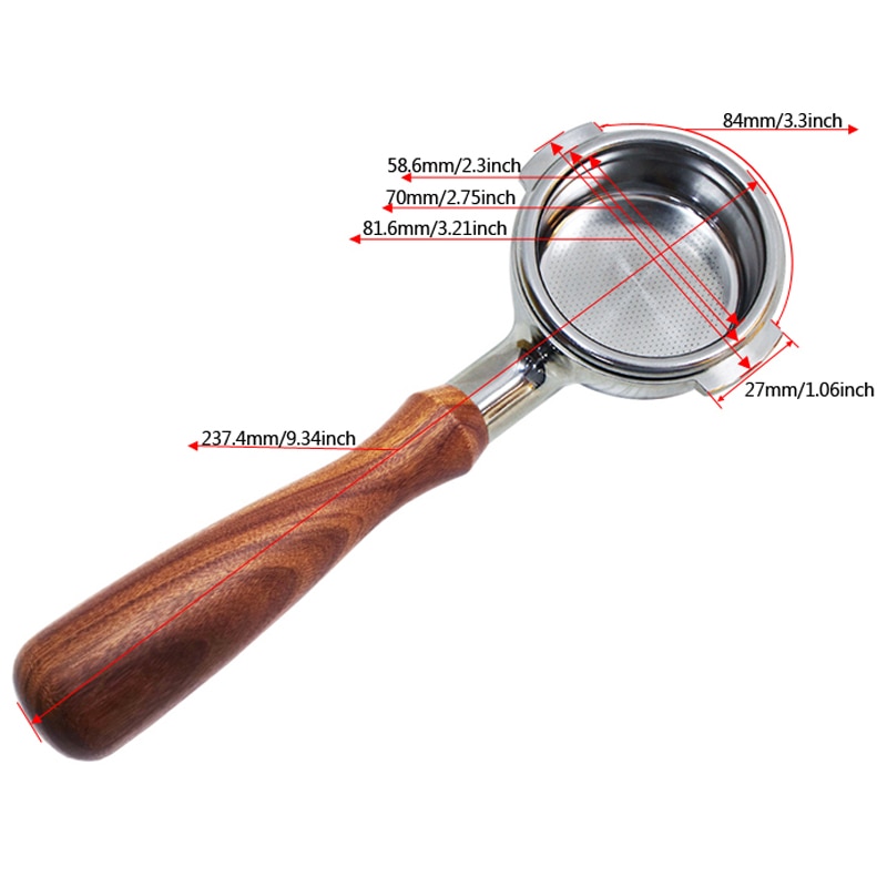 Coffee Machine Handle Bottomless Filter Holder Sta... – Grandado