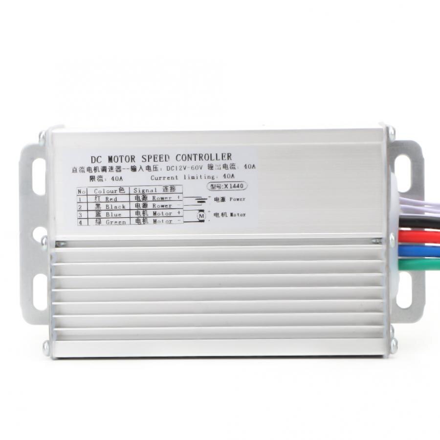 PWM DC 12~60V Brush Motor Speed Controller 40A 60A... – Grandado