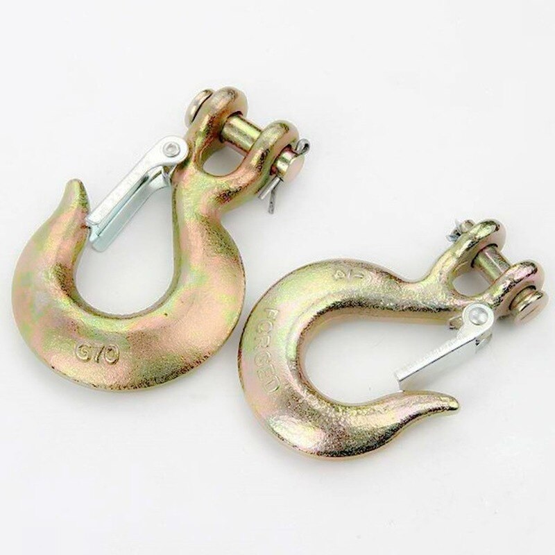 1/4" G70 Steel Clevis Winch Hook Recovery 4x4... – Grandado