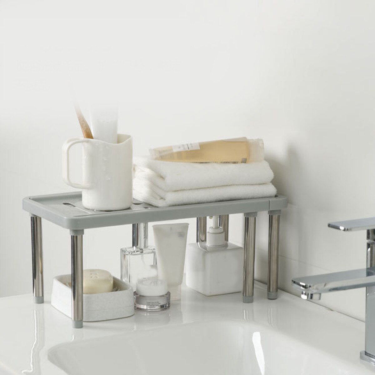 Verstelbare Keuken Bad Opbergrek Multifunctionele ... – Grandado