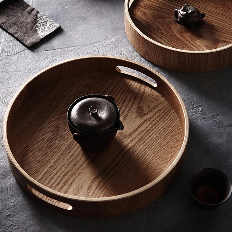 Solid Wood Tea Coffee Tray Hotel Restaurant Kitche... – Vicedeal