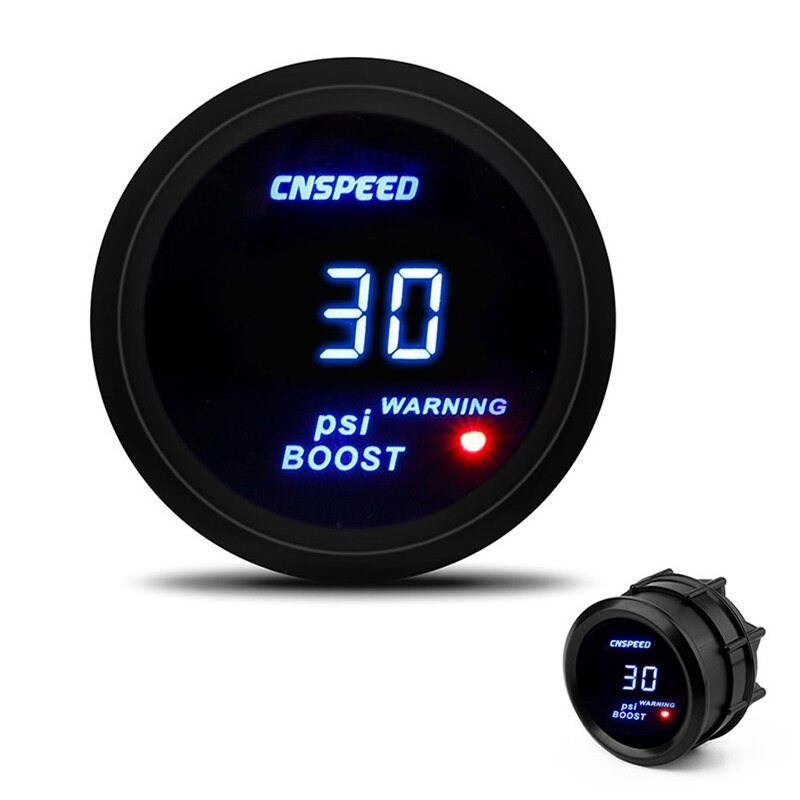 2 Inch 52mm Digital Blue Led Jdm Turbo Boost Meter... – Grandado