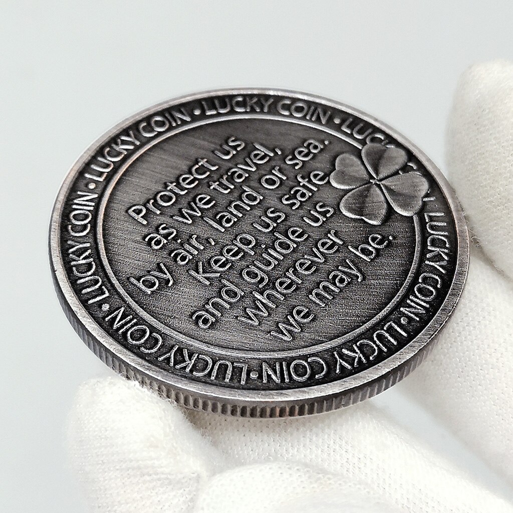 Lucky Silver Commemorative Coin Protecting Us Have... – Grandado