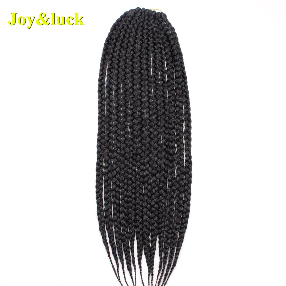 Joy&luck 12inch Box Braids Black Color Synthetic B... – Vicedeal