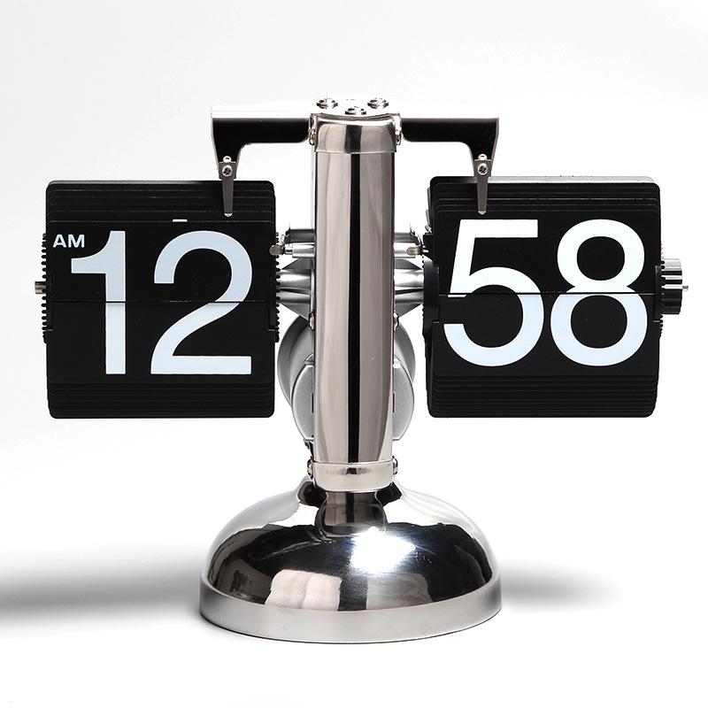 Digital Table Clock Small Scale Retro Flip Over De... – Vicedeal