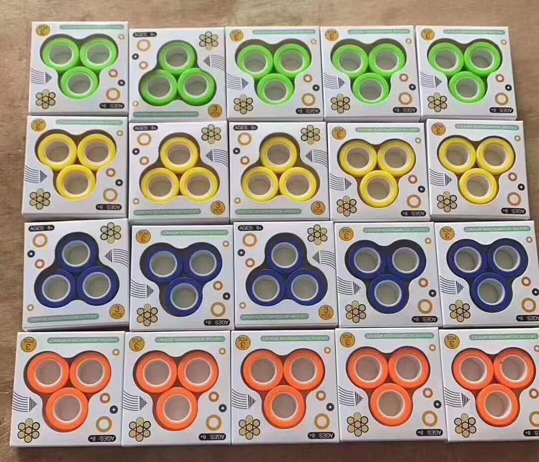 Finger Magnetic Rings Anti-Stress Fin Gears Magnet... – Grandado