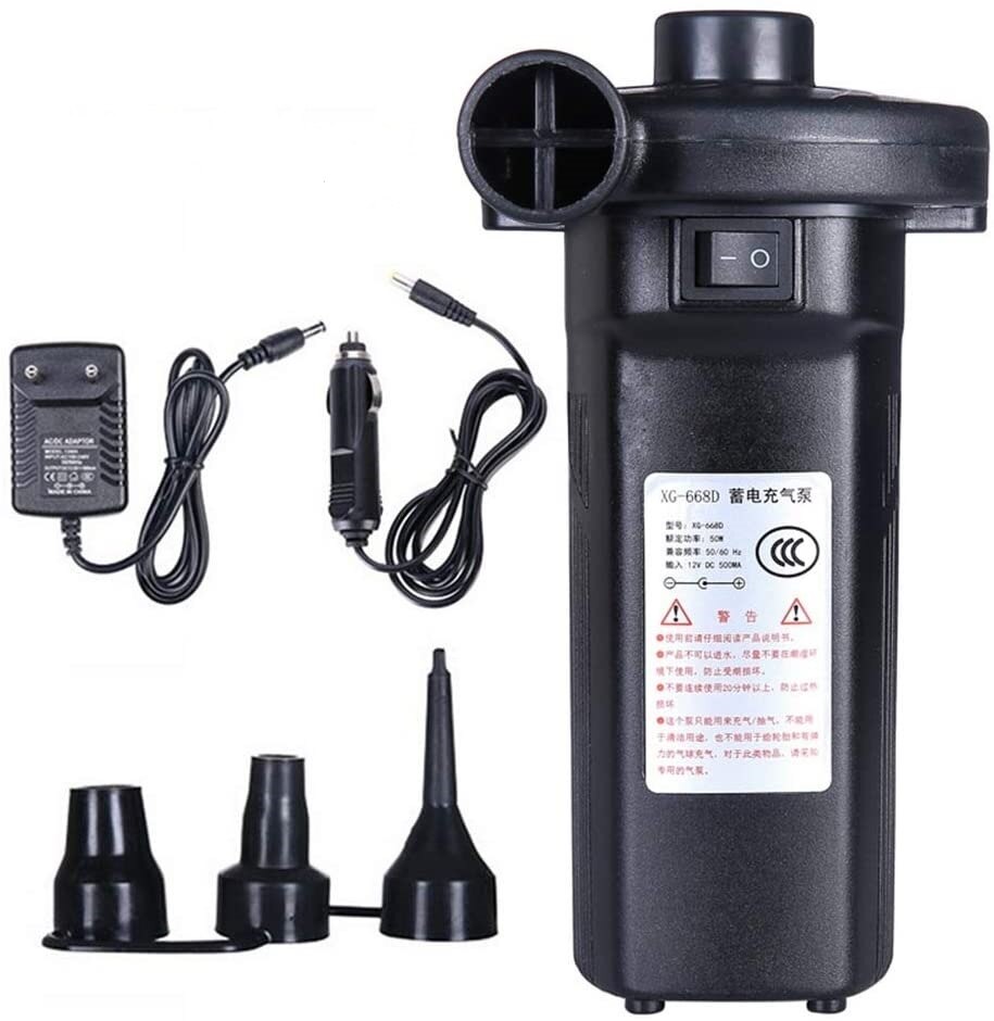 12V 220V Electric Air Pump Inflator 50W Rechargeab... – Vicedeal