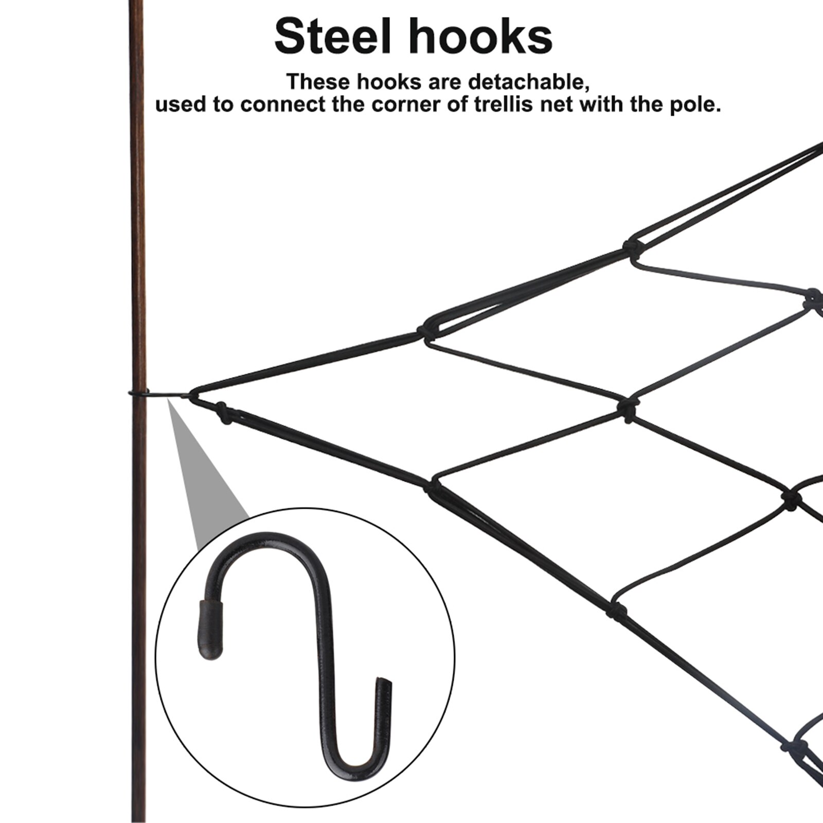 Plant Tent Stretchy Trellis Netting 1 Pcs Nylon Bl... – Grandado