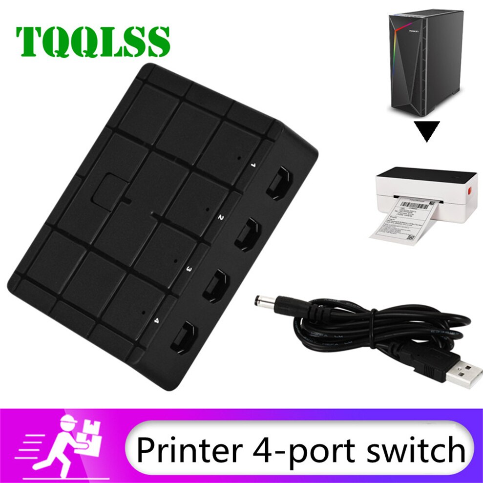 TQQLSS 4 Port USB Peripheral Switcher Sharing Swit... – Grandado