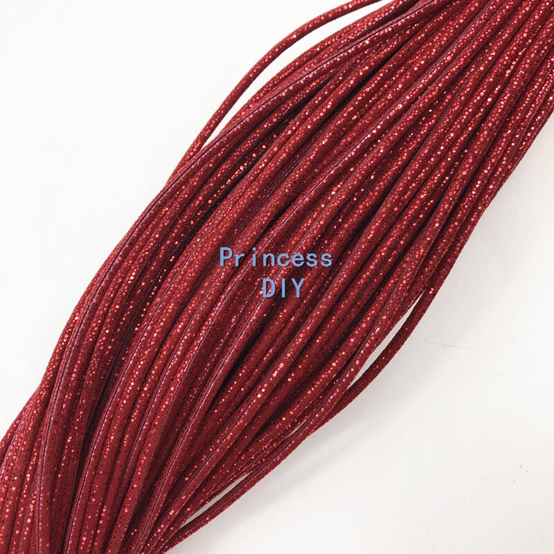 5 m/partij Sieraden Maken Shiny 3mm Ronde Rode Cor... – Grandado