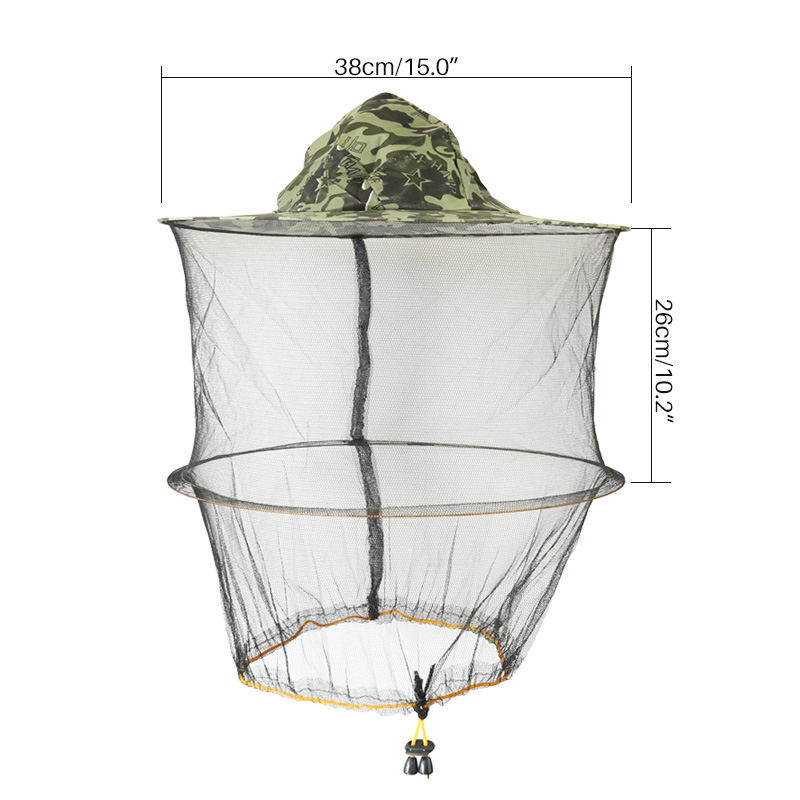 BeeKeeping Protective Bee Hat Anti Bee Two-Layer H... – Vicedeal