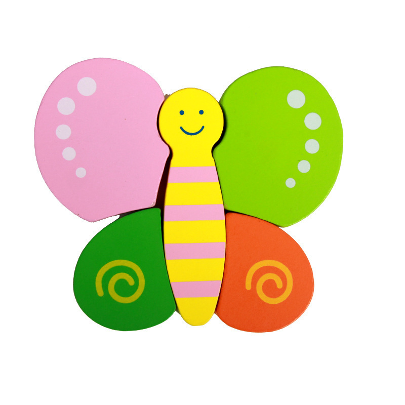 3D Puzzle Solid Wood Baby Handheld Jigsaw Puzzles ... – Grandado