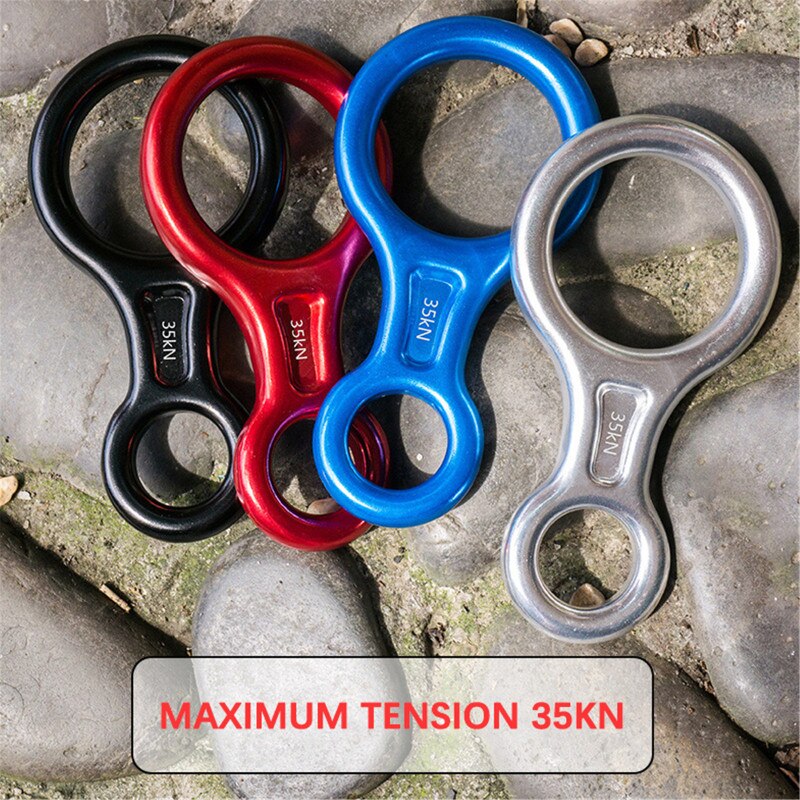 Rock Climbing Descender 35KN Figure 8 Word Rope De... – Vicedeal