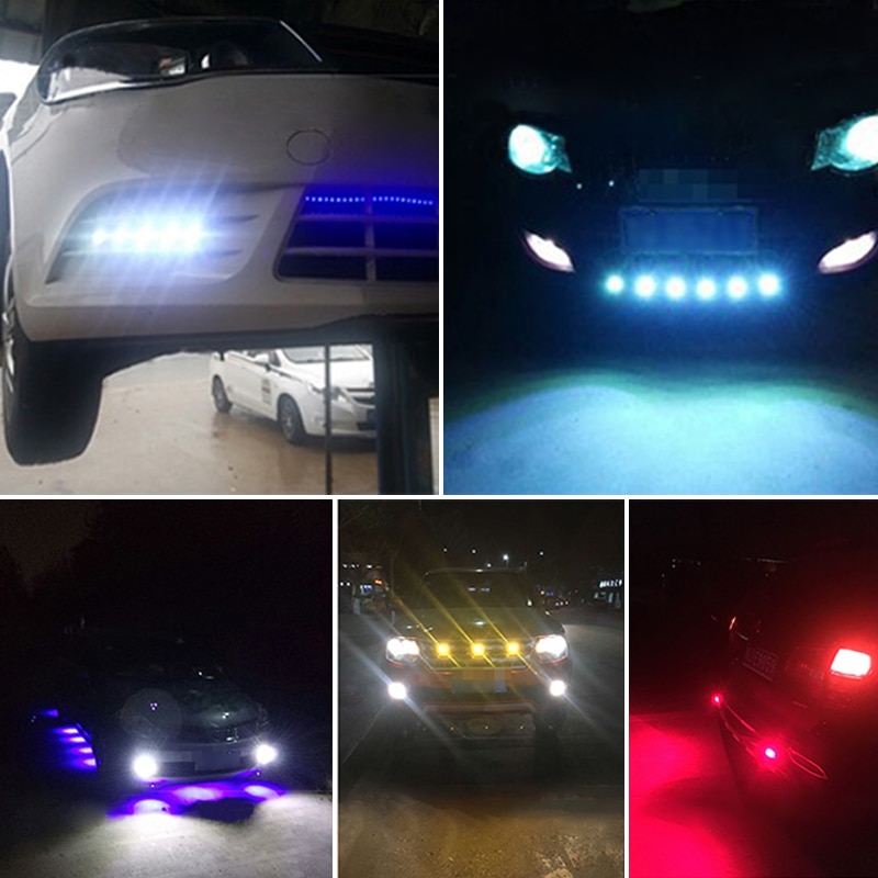White DC 12V 5W Eagle Eye LED Daytime Running DRL ... – Vicedeal