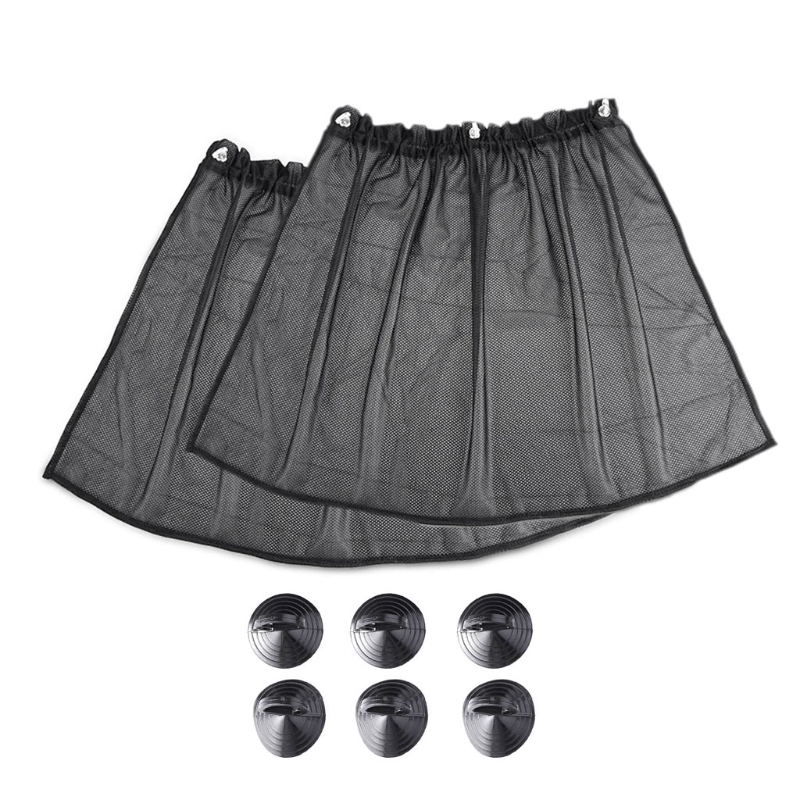 2 Stuks Auto Opvouwbare Gordijn Side Window Auto Z... – Grandado