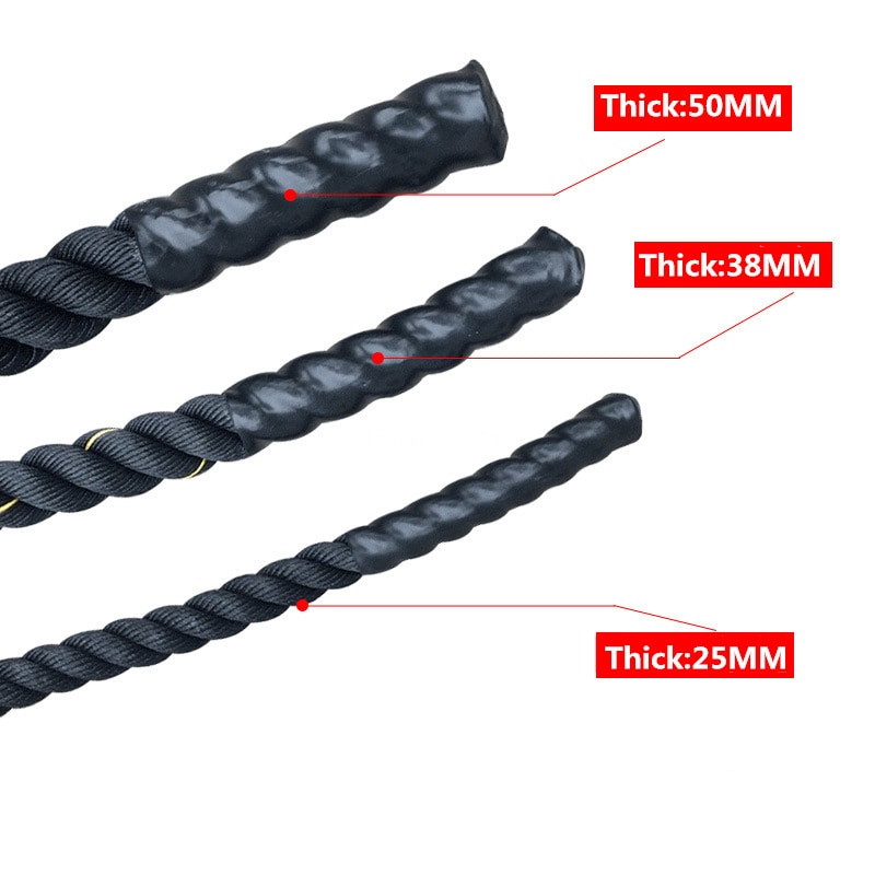 50MM * 3M Heavy Jump Rope Weighted Battle Skipping... – Grandado
