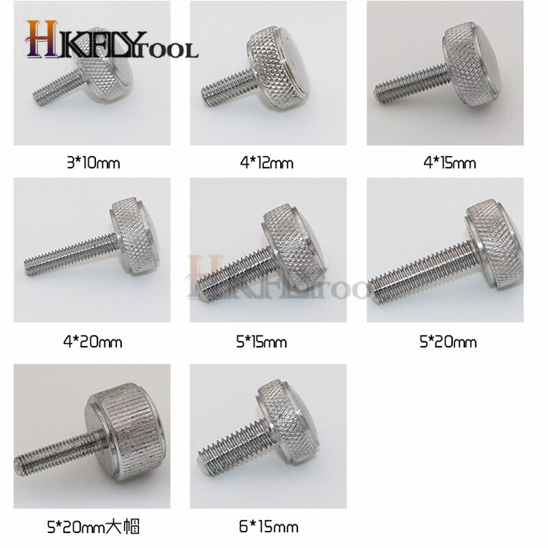 5pcs Round head knurled hand screw vernier caliper... – Grandado