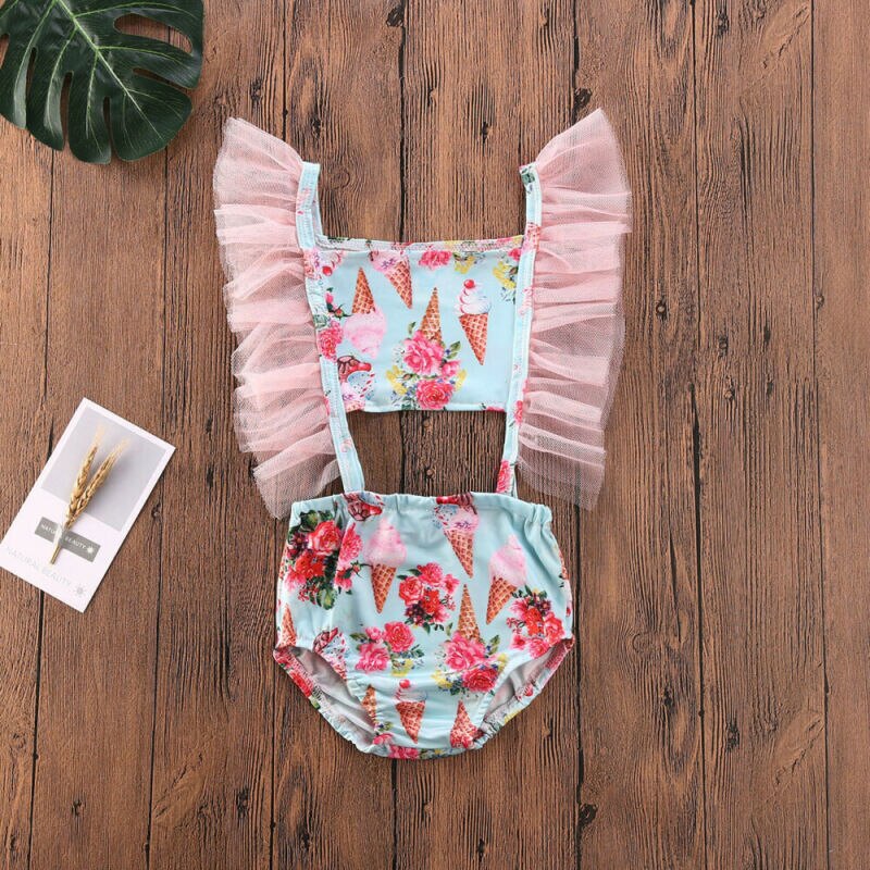 Toddler Baby Girls Bikinis Cute Kids Lace Ice Crea... – Vicedeal
