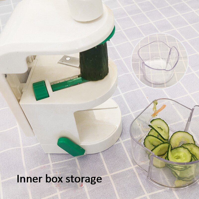 5in1 Salad Cutter Rotary Switch Blade Hand Chopper... – Grandado