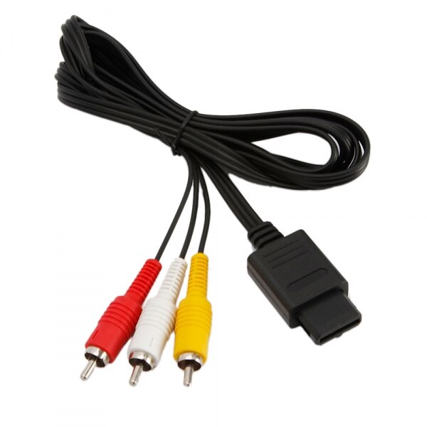 AV RCA Audio Video Kabel TV Lead voor SUPER NINTEN... – Vicedeal