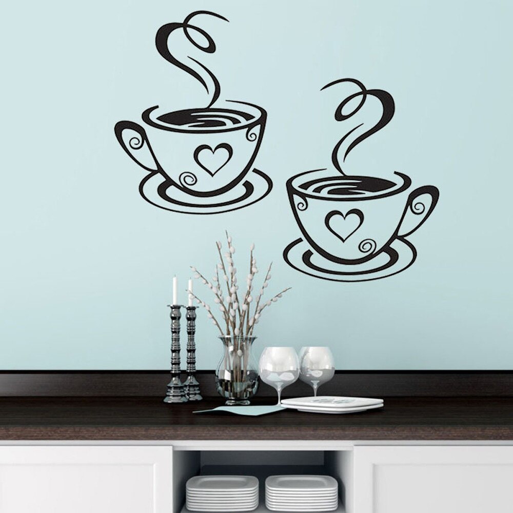 Vinyl Wall Stickers Cafe Art Decals Pub Cafe Home ... – Grandado