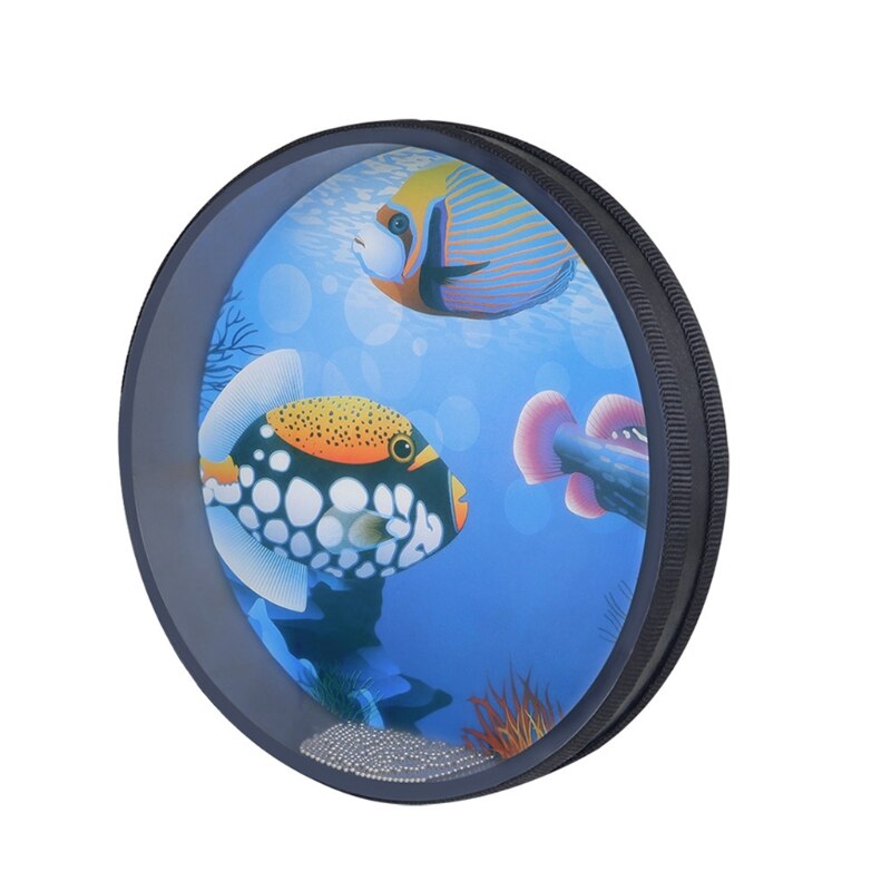 10 Inch Ocean Drum Wooden Handheld Sea Wave Percus... – Vicedeal
