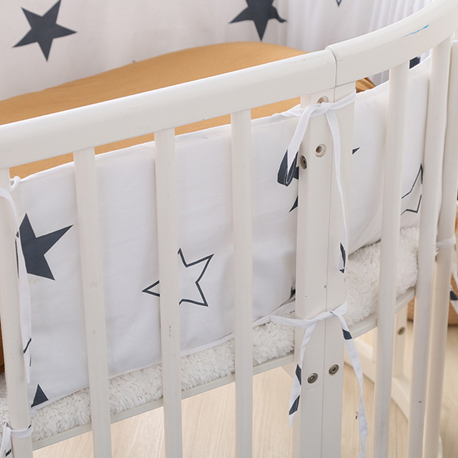 Baby's Bedside Crash Bed Guardrail Soft Baby's Bed... – Grandado