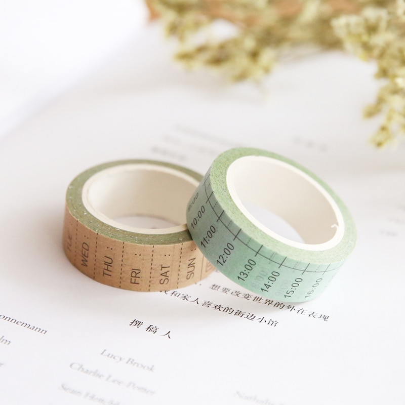 Japanese Journal Stickers Washi Paper Tape Weekly ... – Grandado