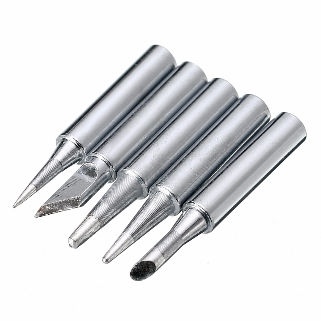 5pcs 900M-T Series Sliver Metal Soldering Iron Hea... – Vicedeal