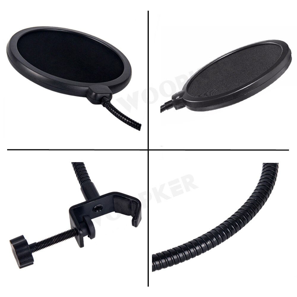 Double Layer Mic Pop Filter Shield Studio Micropho... – Grandado