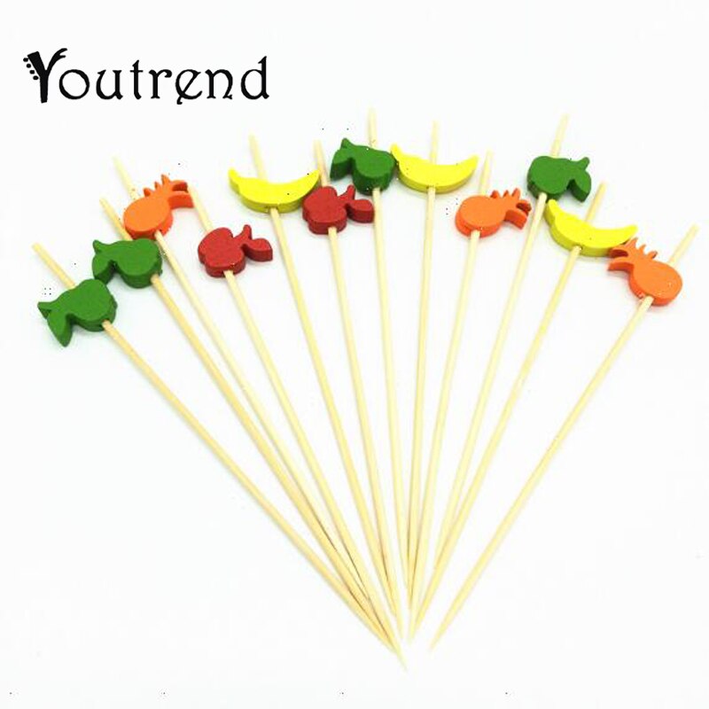 Fruit Fork Sticks Buffet Cupcake Toppers Cocktail ... – Grandado