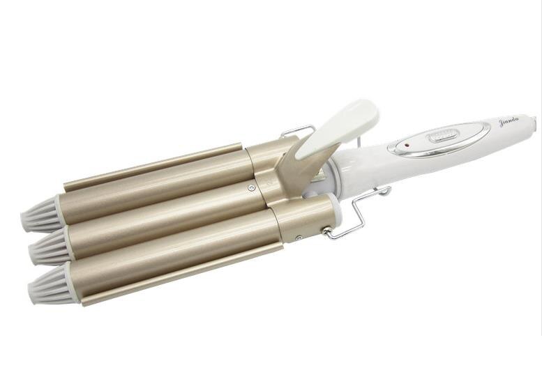 110-220V Hair Curling Iron Ceramic Triple Barrel H... – Grandado