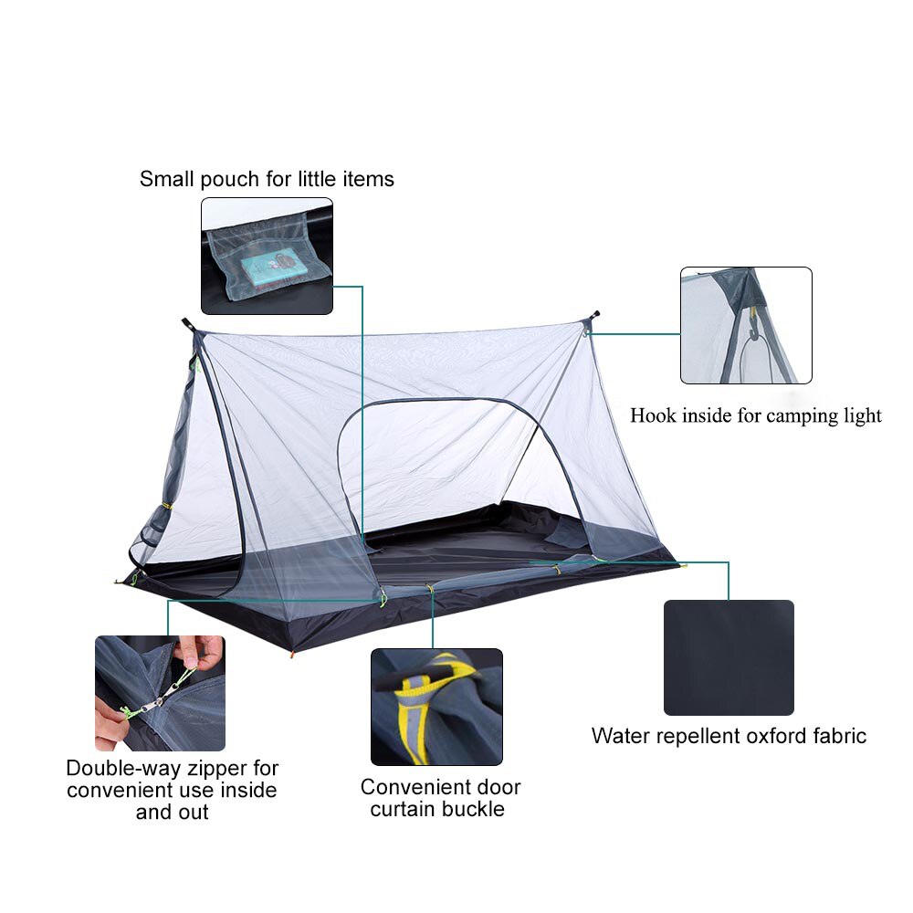 Outdoor Camping Tent Ultralight Mesh Mosquito Tent... – Grandado