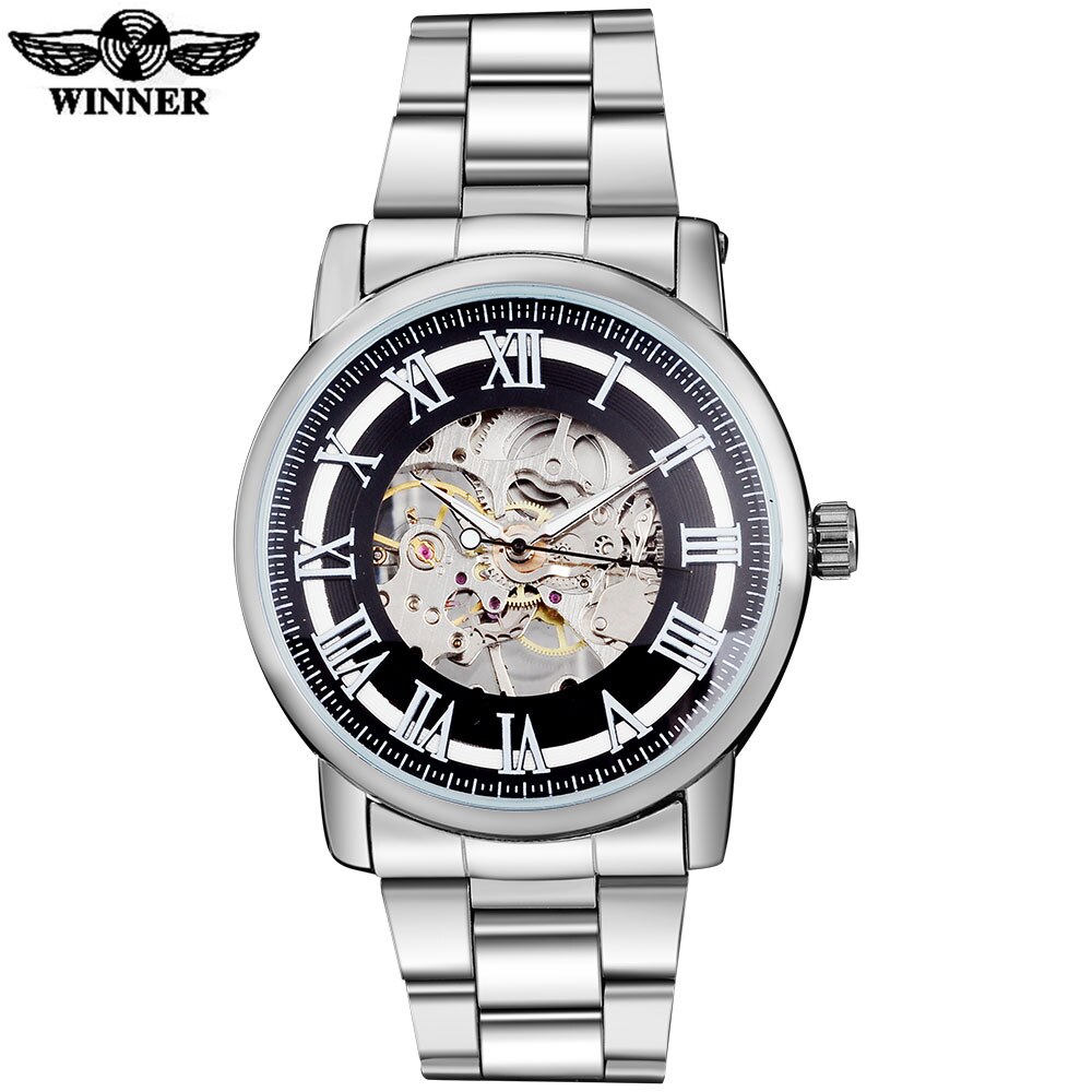 WINNER china brand men mechanical hand wind watche... – Grandado