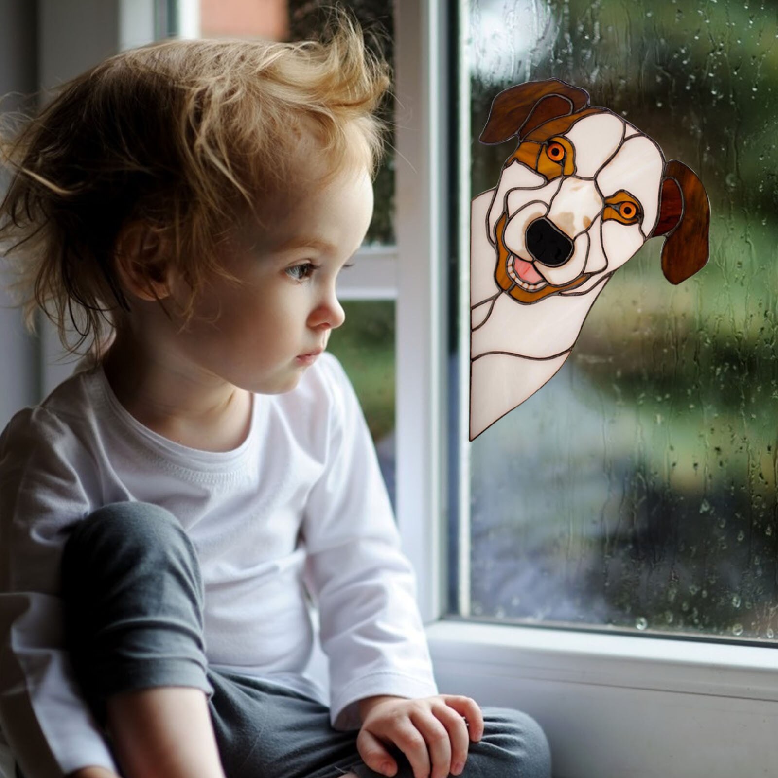 Cute Dog Wall Stickers Cartoon Dog Decoration Wall... – Grandado