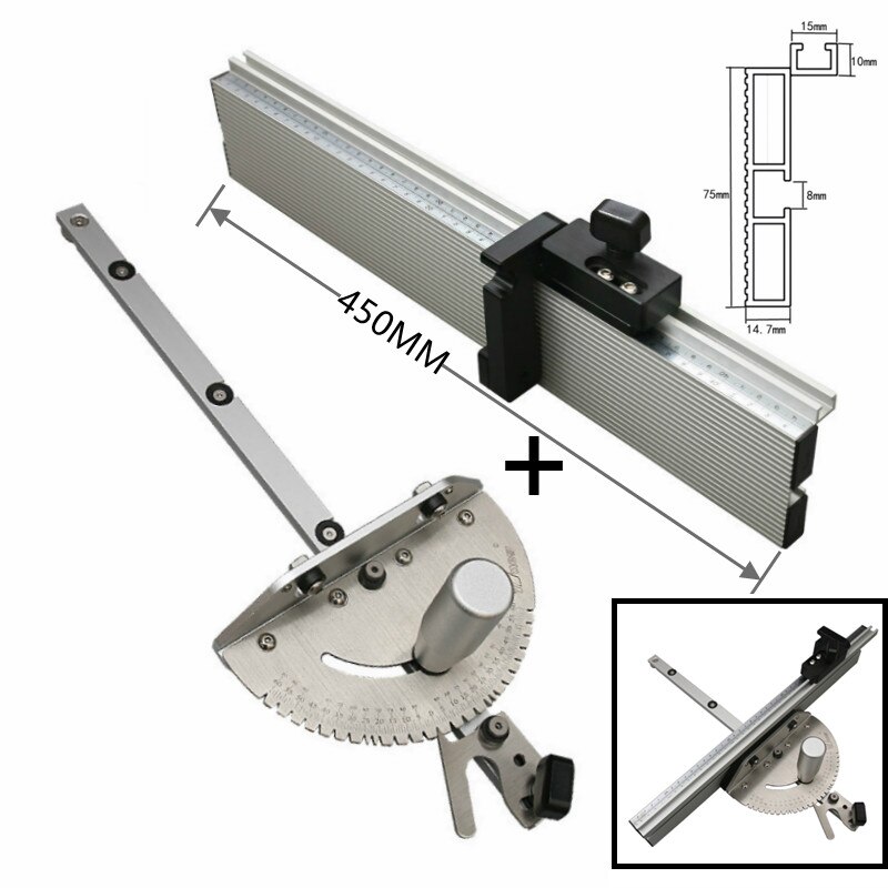 Track Saw Miter Gauge with Aluminum Miter Fence an... – Grandado