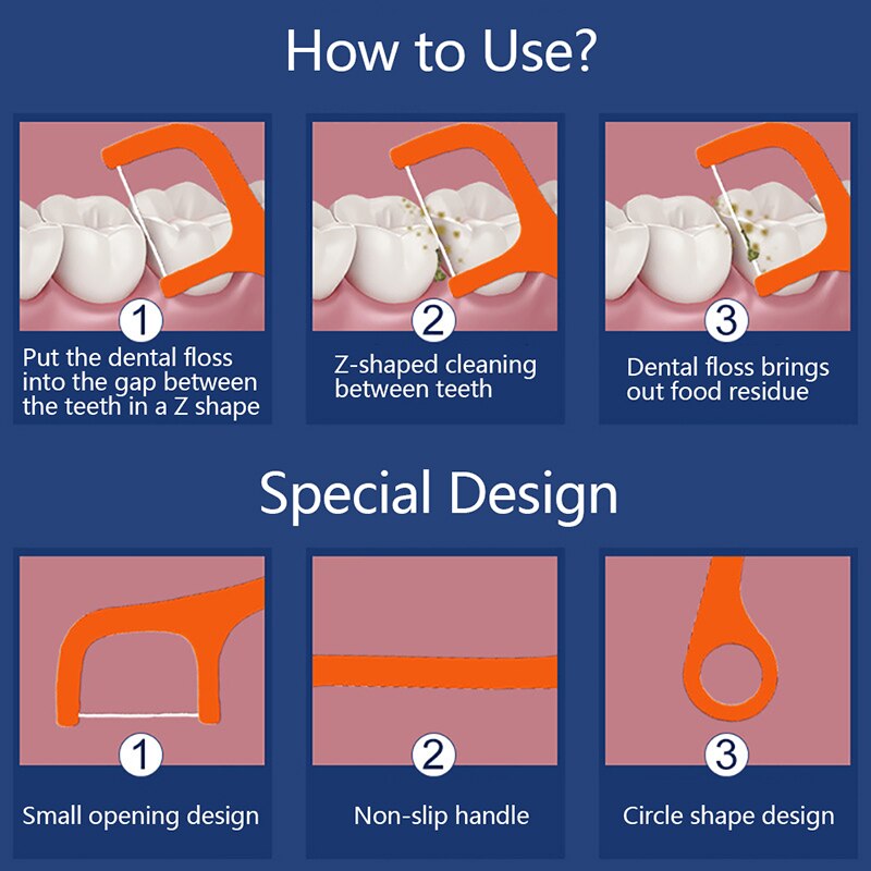 50pcs Children Kids Sticks Health Tooth Clean Pick... – Grandado