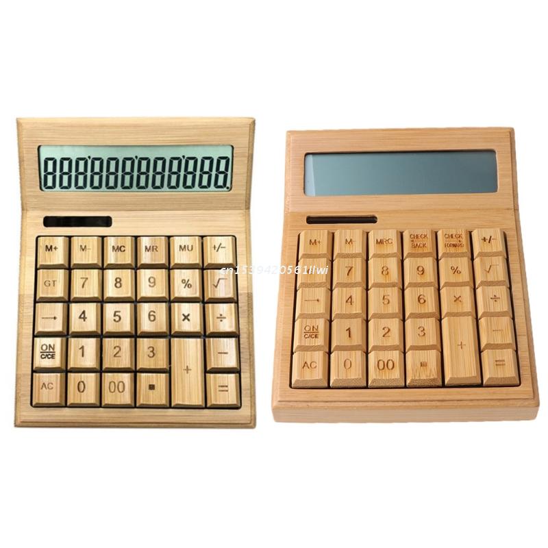 Functionele Desktop Calculator Zonne-energie Bambo... – Vicedeal