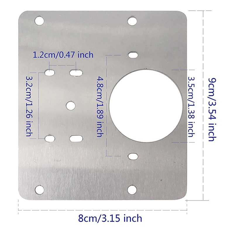 2 PCS Cabinet Hinges Repair Plate,Stainless Steel ... – Grandado