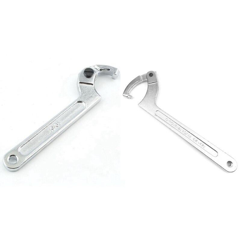 19-51mm Chrome Vanadium Adjustable Hook Wrench C S... – Grandado