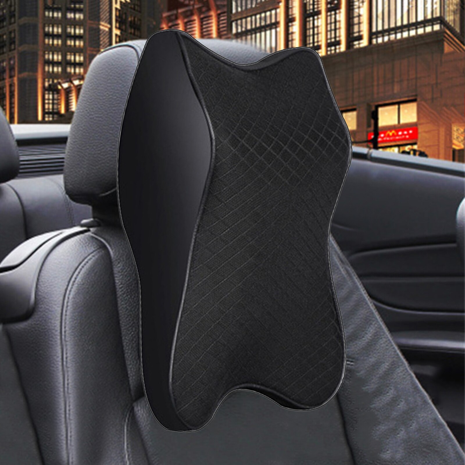 Car Neck Cushion Car Seat Neck Pillow Headrest for... – Vicedeal