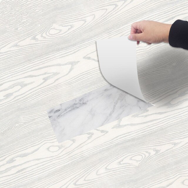 20x300cm Silver Sand Wood Floor Sticker PVC Waterp... – Grandado