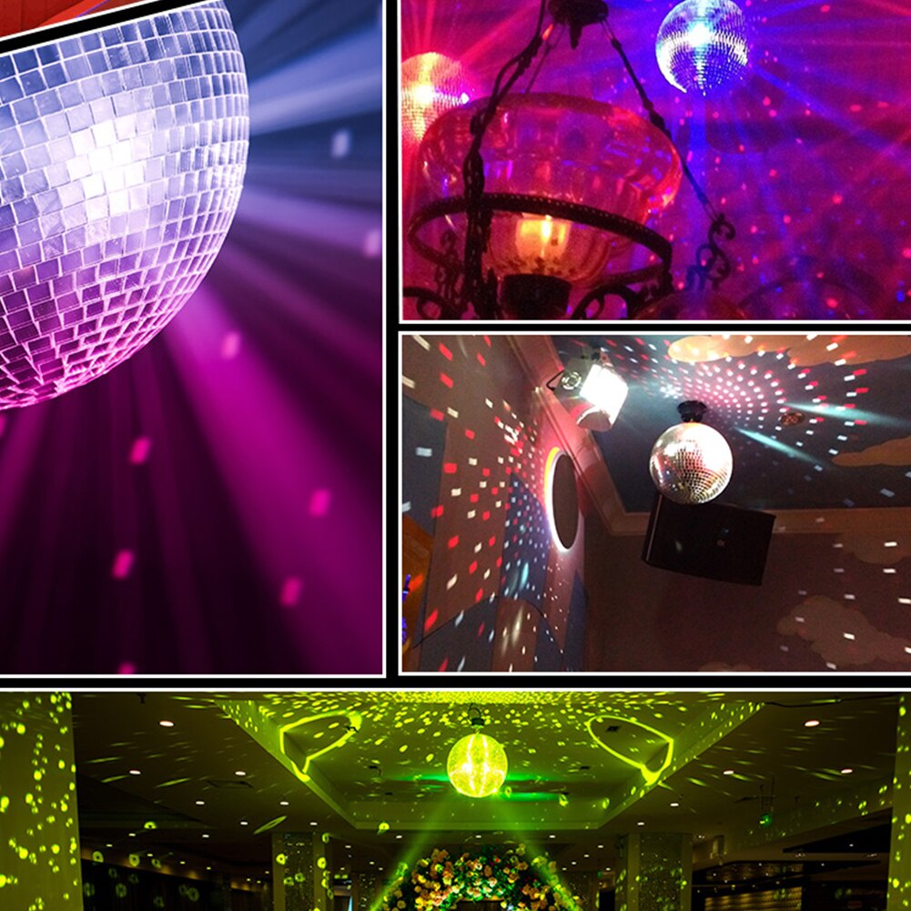 12 Pieces Mirror Disco Ball Diameter 3cm Silver Ha... – Grandado