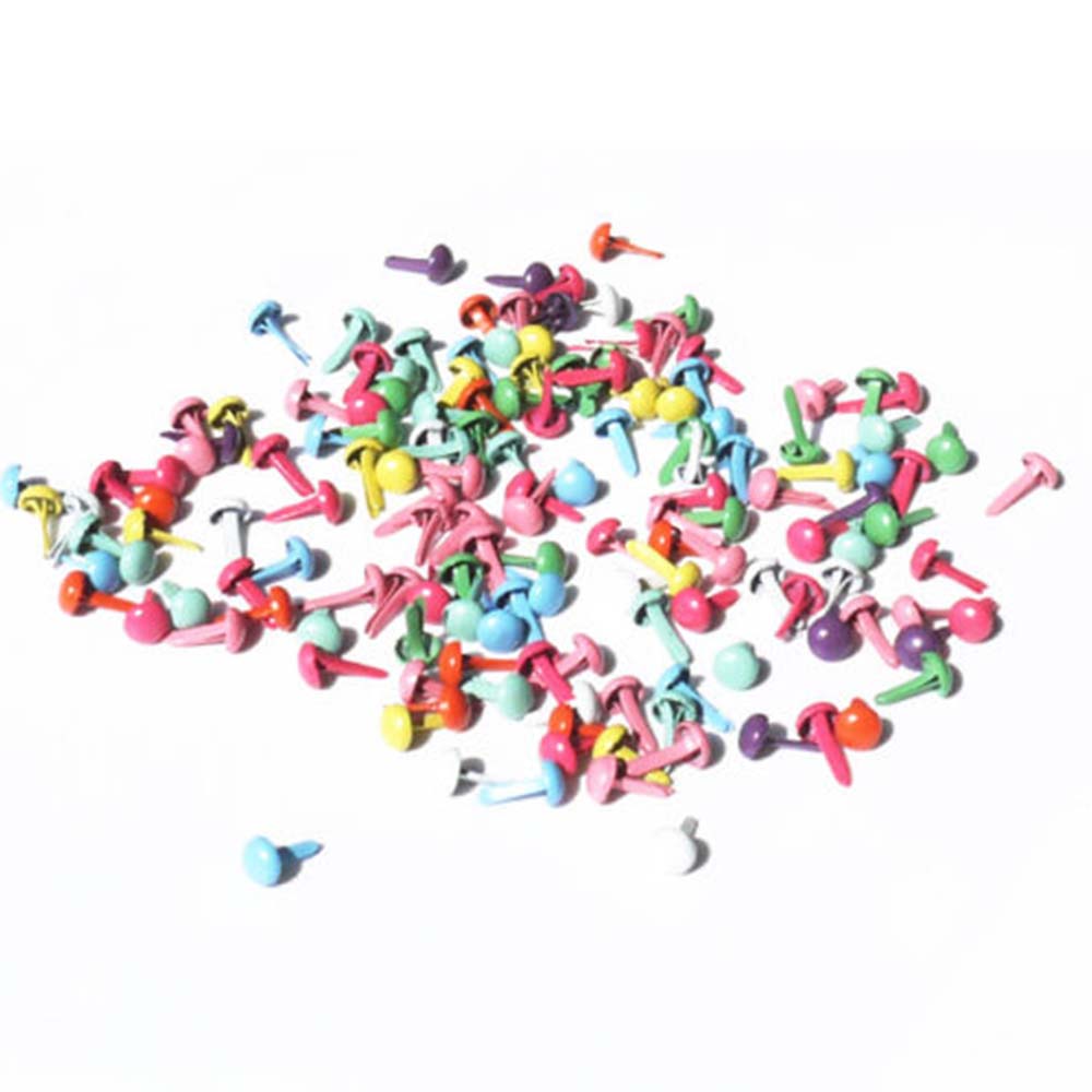 100pcs Mixed Pastel Round Brads Scrapbooking Card ... – Grandado