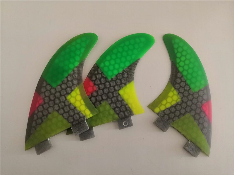 FCS G5 fiberglass surfboard fins 3pcs Medium thrus... – Grandado