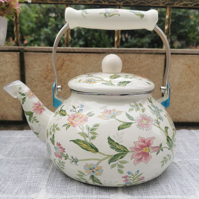 Enamel Teapot Enamel Cold Kettle Enamel Kettle and... – LovingPrices