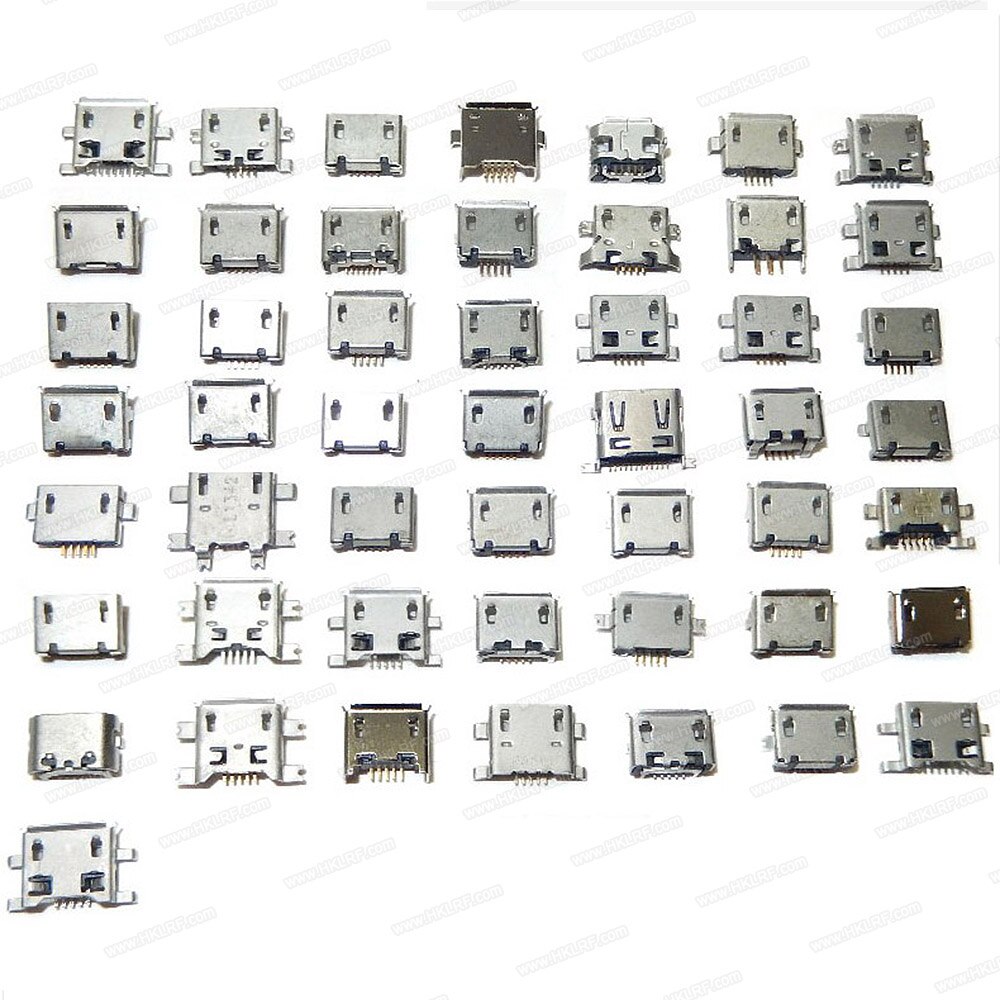 50Pcs Mini Micro Usb Type-B Socket Connector Smt S... – Vicedeal